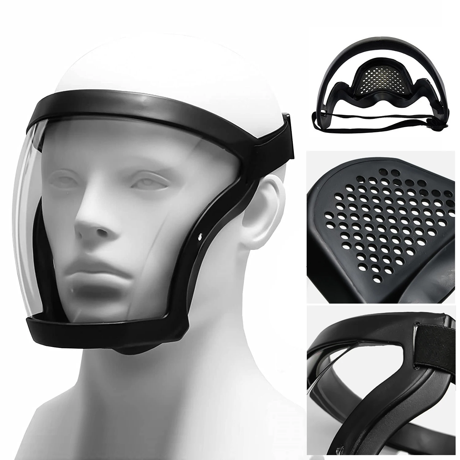 Masque-de-protection-int-gral-transparent-protection-de-t-te-lunettes ...