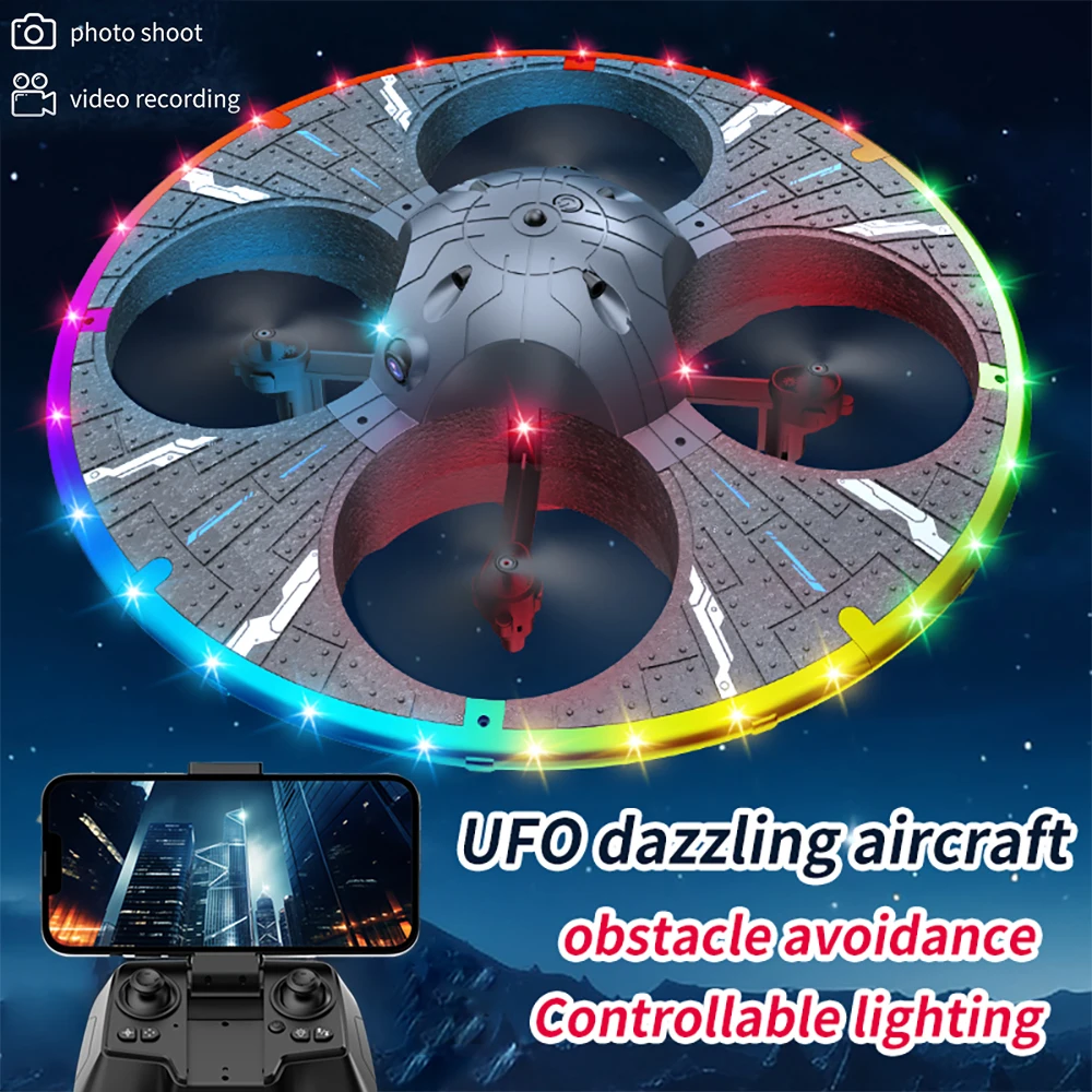 UFO-Drones-Foam-Mini-Drone-with-Multiple-Light-Intelligent-Obstacle ...