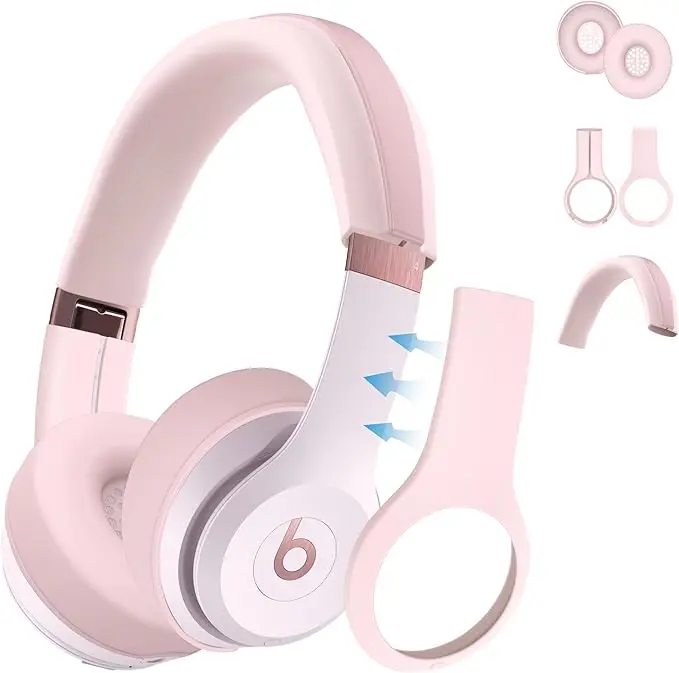 【3 in 1】 Solo 3/4 Silicone Case Cover Set,Anti-Scratch Ear Pad Cover ...