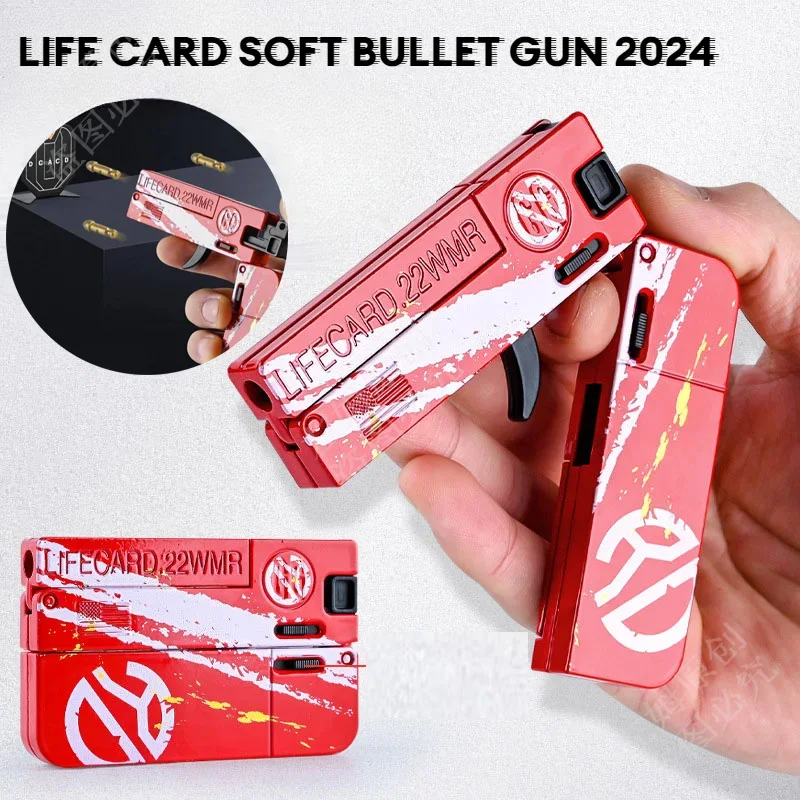 2024-Upgraded-Lifecard-Alloy-Folding-Gun-Toy-Soft-Bullet-Shooting-Model ...