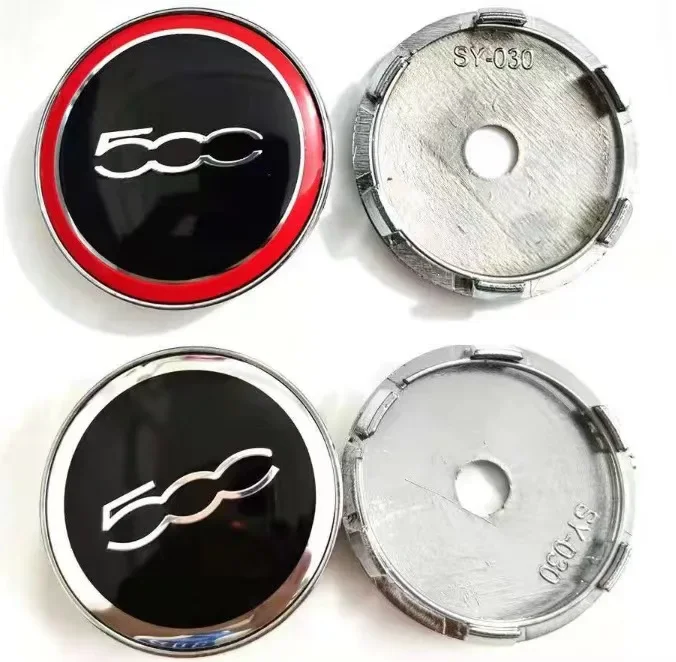 4pcs 56mm 60mm For Fiat 500 Wheel Center Hub Caps Rims Dust proof Cover ...