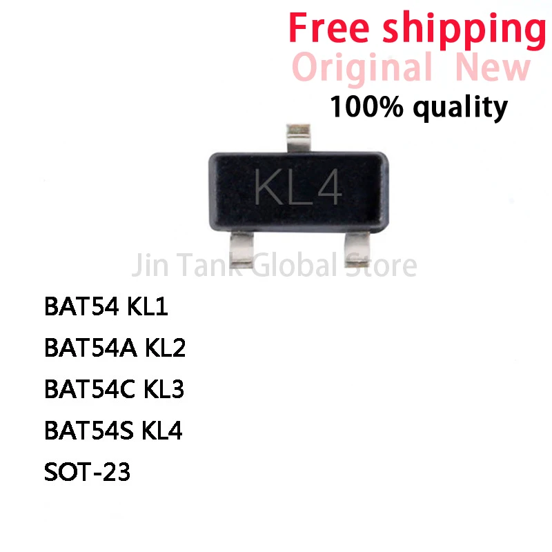 100pcs-New-BAT54-KL1-BAT54A-KL2-BAT54C-KL3-BAT54S-KL4-Schottky-diode-SOT23-IC-Chip-In.jpg