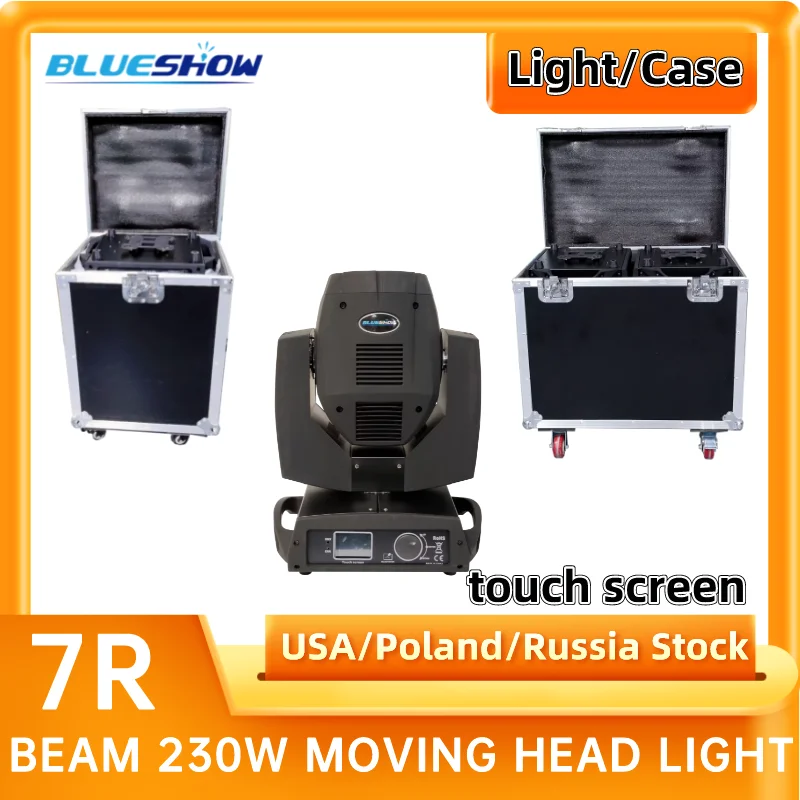 1-6pcs-Lyre-beam-7r-Lyre-230w-Flight-case-Clay-Paky-Sharpy-Moving-Head ...