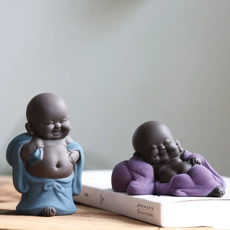 Little-Monk-Figurine-Mini-Monk-Statue-Cute-Buddha-Monk-Statue-Adorable ...