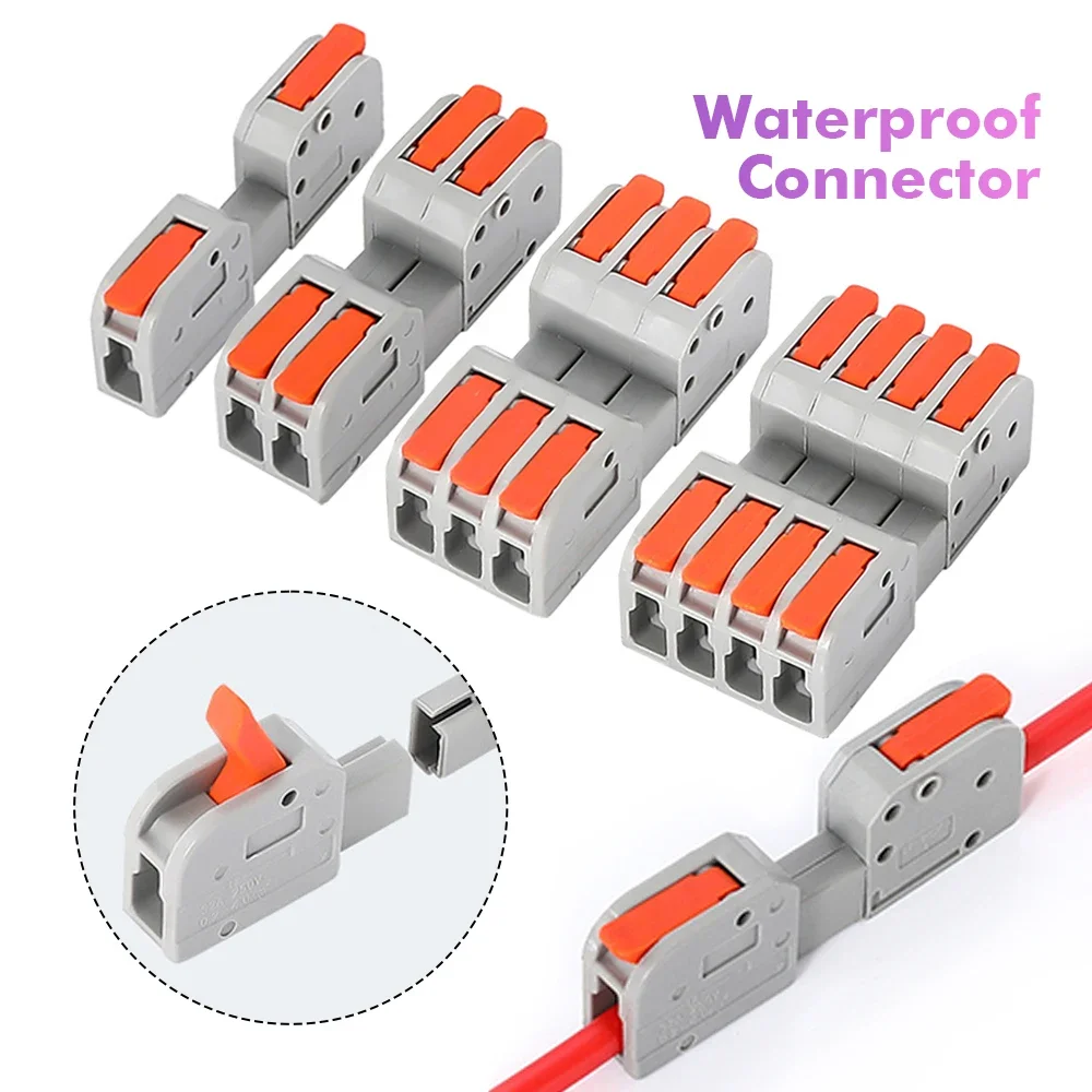Quick-Wire-Connector-Universal-1-2-3-4-5Pin-Splicing-Compact-Lamp ...