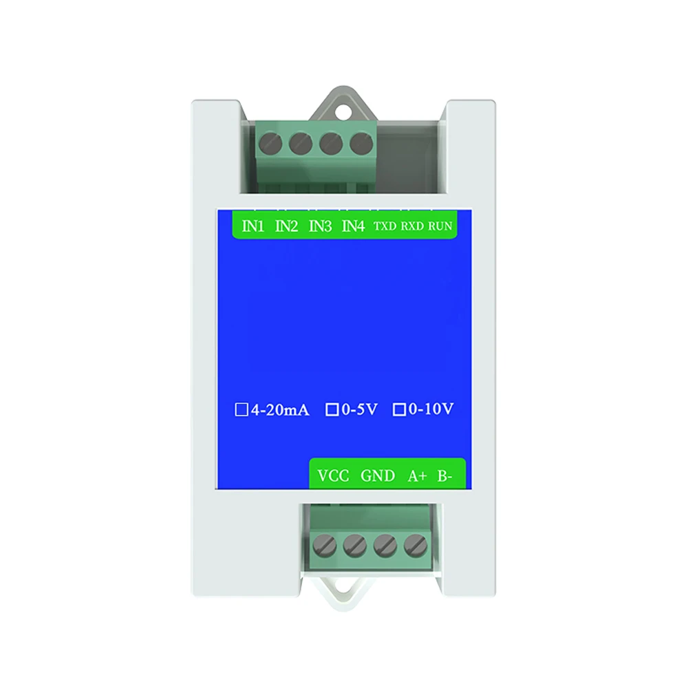 Conversão Módulo Analógico 420ma 05v 010v Para Rs485 Modbus Rtu ...