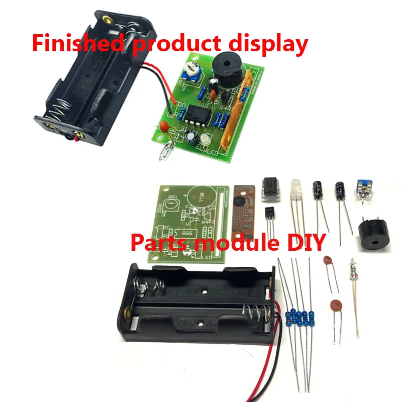 DIY-Alarm-Kit-touch-Vibration-Induction-Components-Electronic-DIY-Loose-Parts-Soldering ...