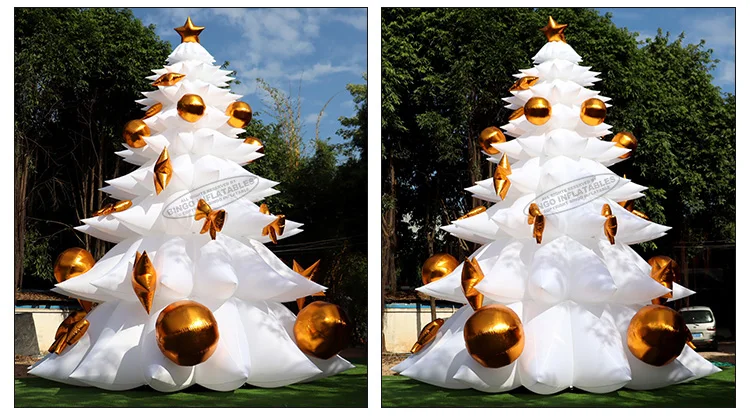 Giant Inflatable Christmas Tree Series Air-blown Xmas Trees Balloon for ...