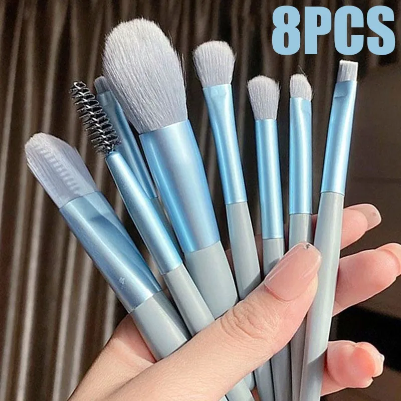 New-8PCS-Makeup-Brushes-Set-Eye-Shadow-Foundation-Women-Cosmetic-Brush ...