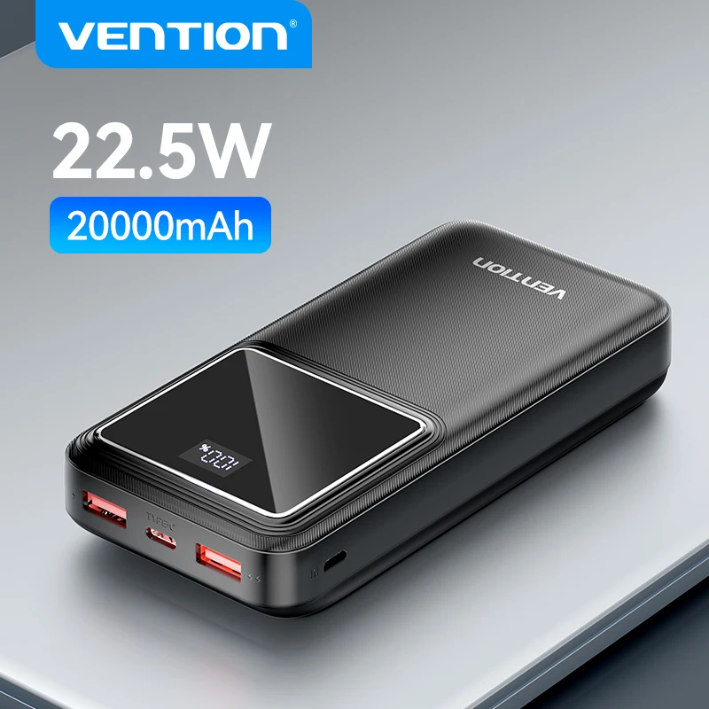 Vention-Power-Bank-20000mAh-with-22-5W-PD-Fast-Charging-Powerbank ...