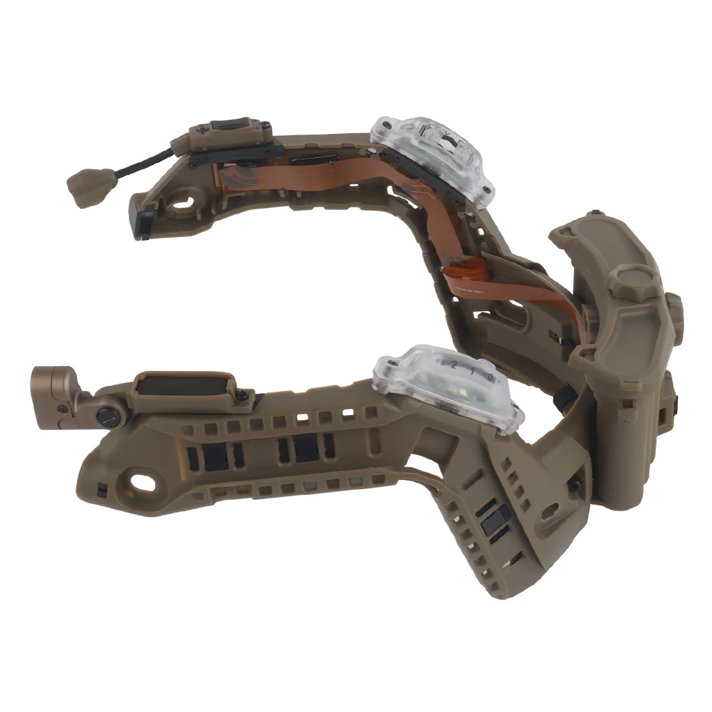 Tactical Fast Helmet Modular Equipment Set with Integrated ARC Rail ...