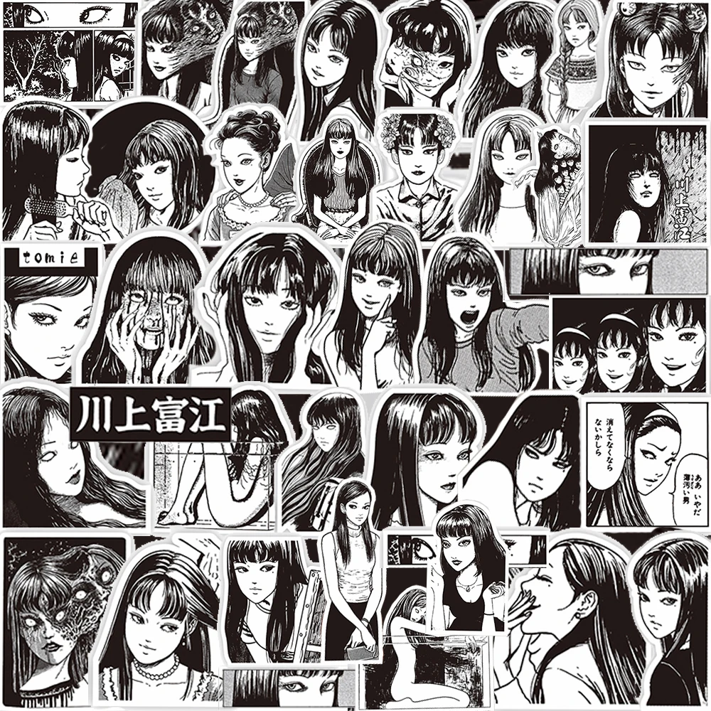 10/30/70 Uds Cool Horror Anime Tomie Junji Ito pegatinas calcomanías ...