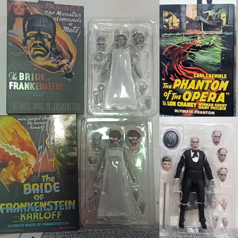 NECAl-Action-Figures-Of-The-Phantom-Of-Opera-Lon-Chaney-The-Bride-Of ...