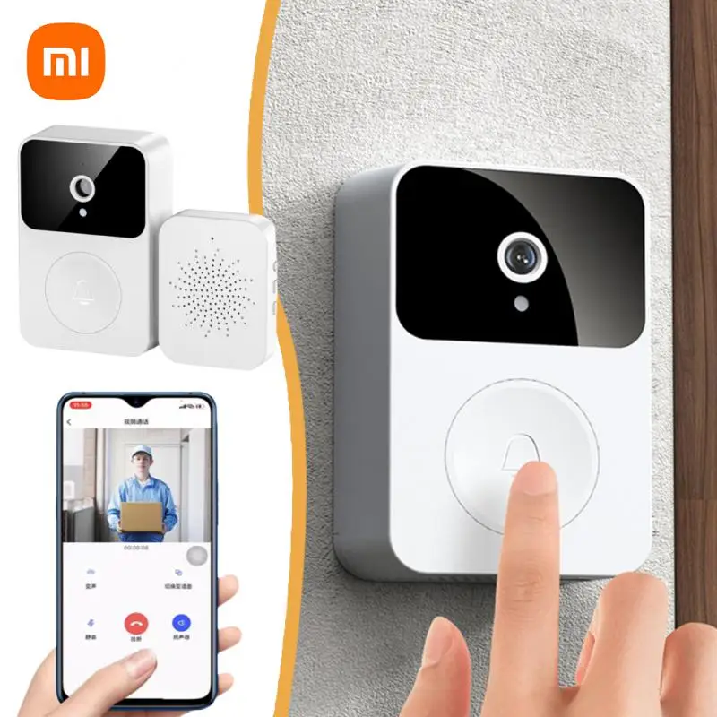 Xiaomi-timbre-inal-mbrico-con-c-mara-para-exteriores-timbre-de-puerta-inteligente-con-WiFi ...