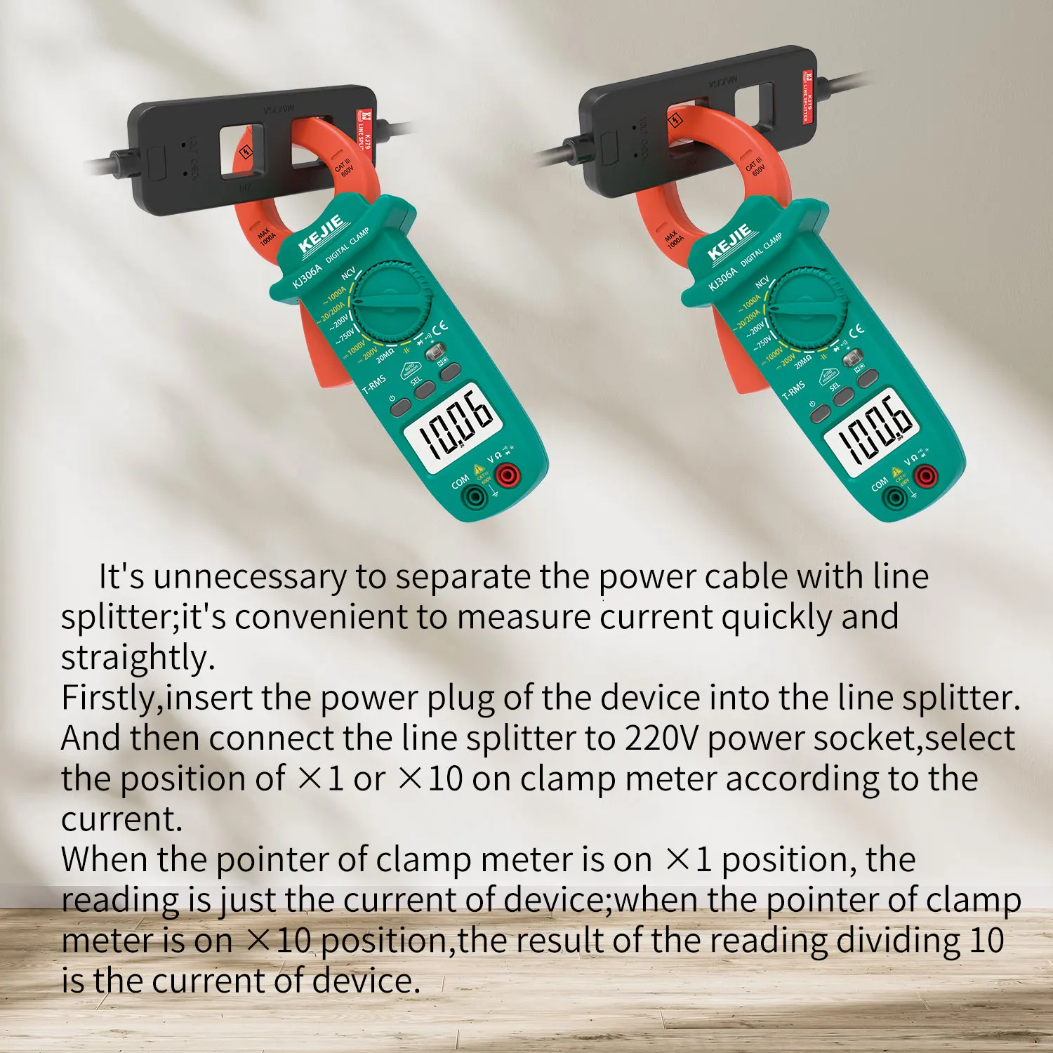 Clamp Meter Accessory: Current Test Splitter, Safe and Easy Way to ...