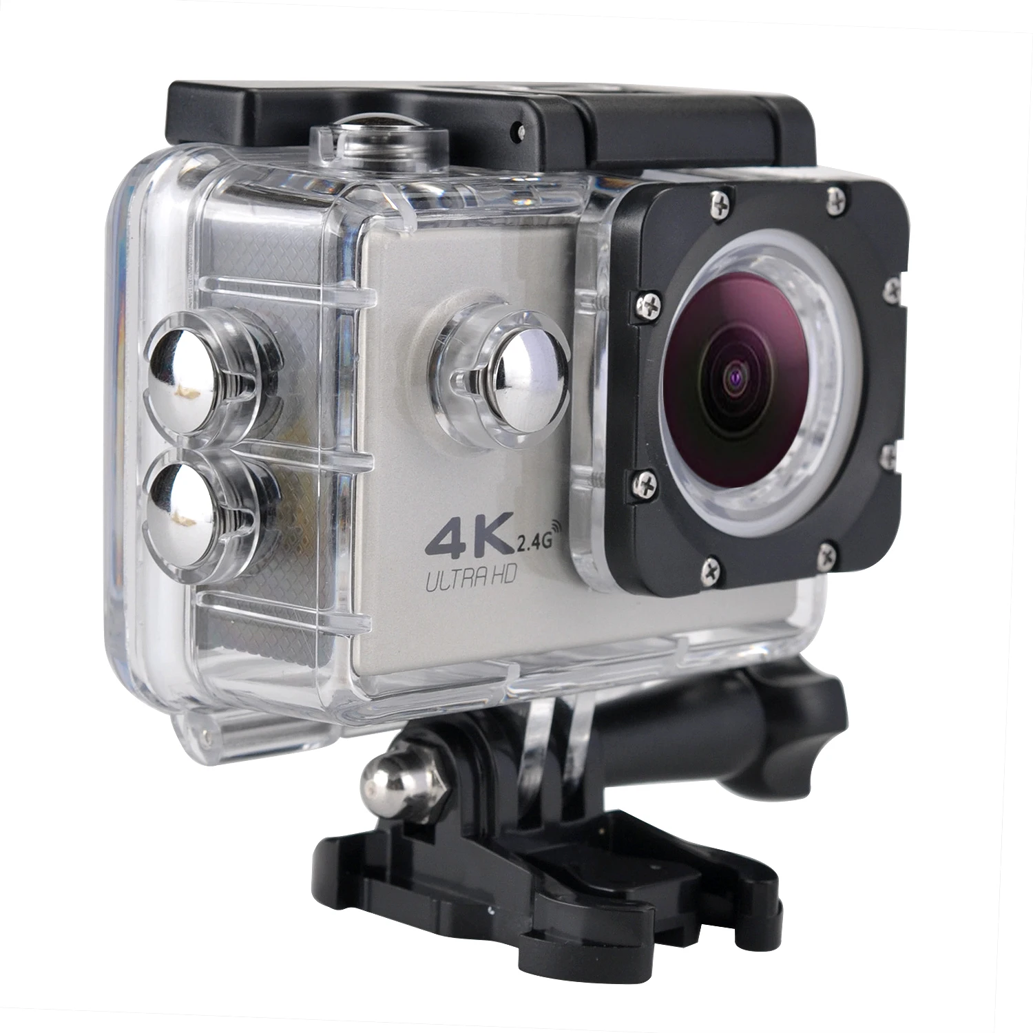 Blanc Avec bâton de carte de sac-Mini Caméra d'Action 4K Ultra HD ...