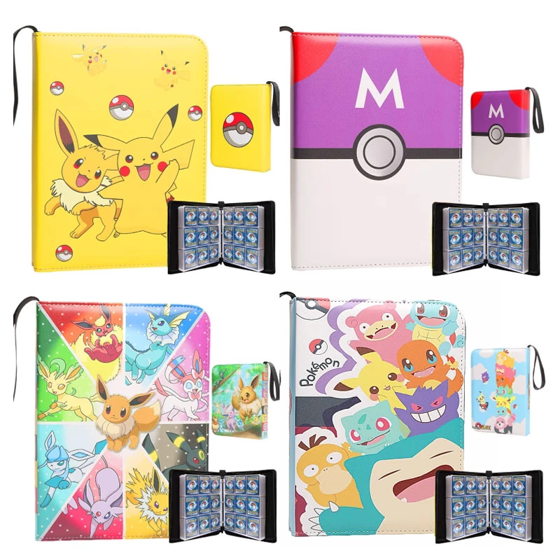 Pokemon Eevee Card Album Book High capacity Holds 400 900 Pieces Card ...