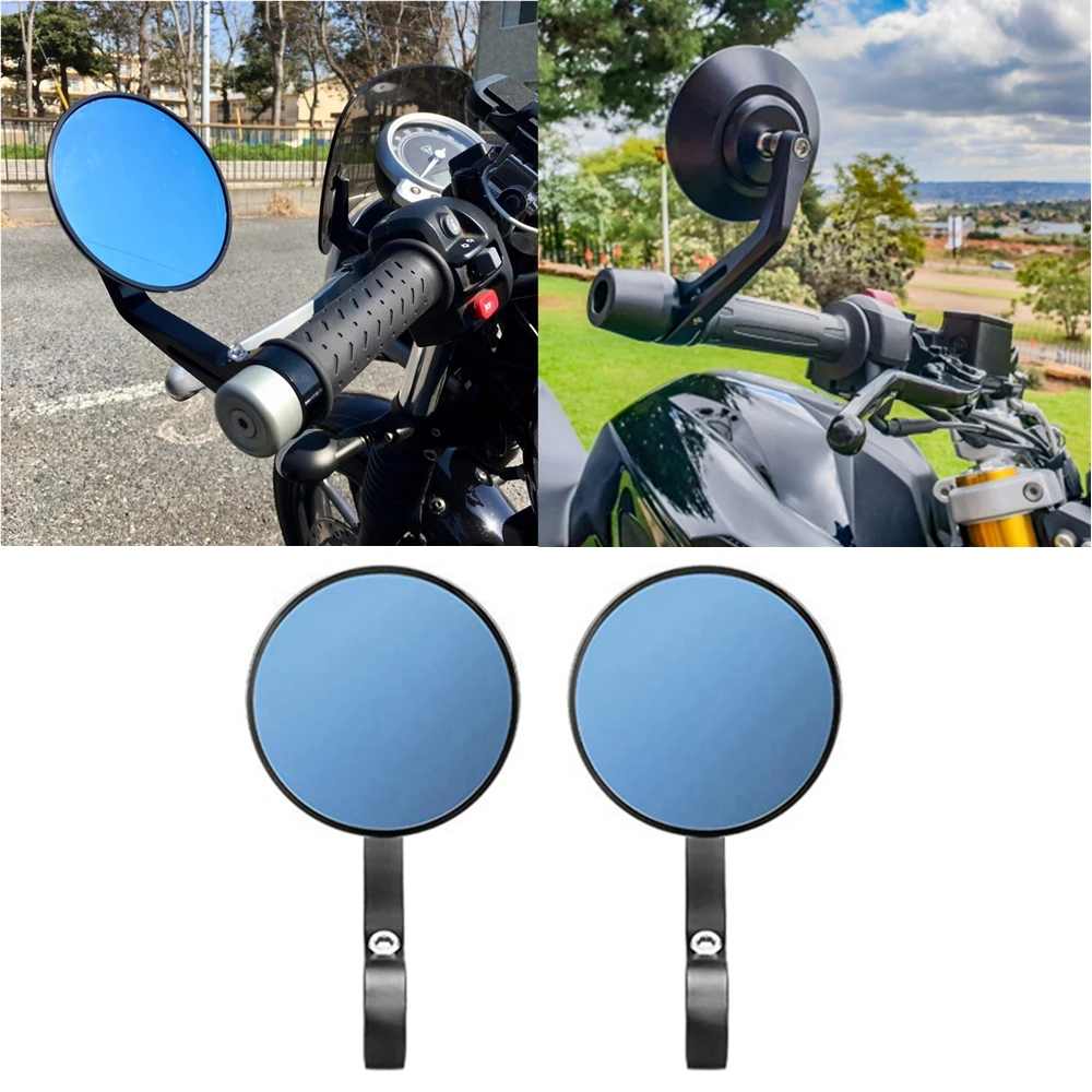 Motorcycle-rear-view-mirror-7-8-Round-CNC-Cafe-racer-parts-motorcycle ...