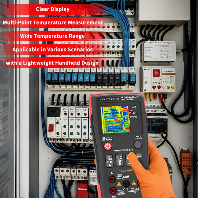 ZT-R01 portable thermal imager multimeter 2-in-1 function floor heating ...