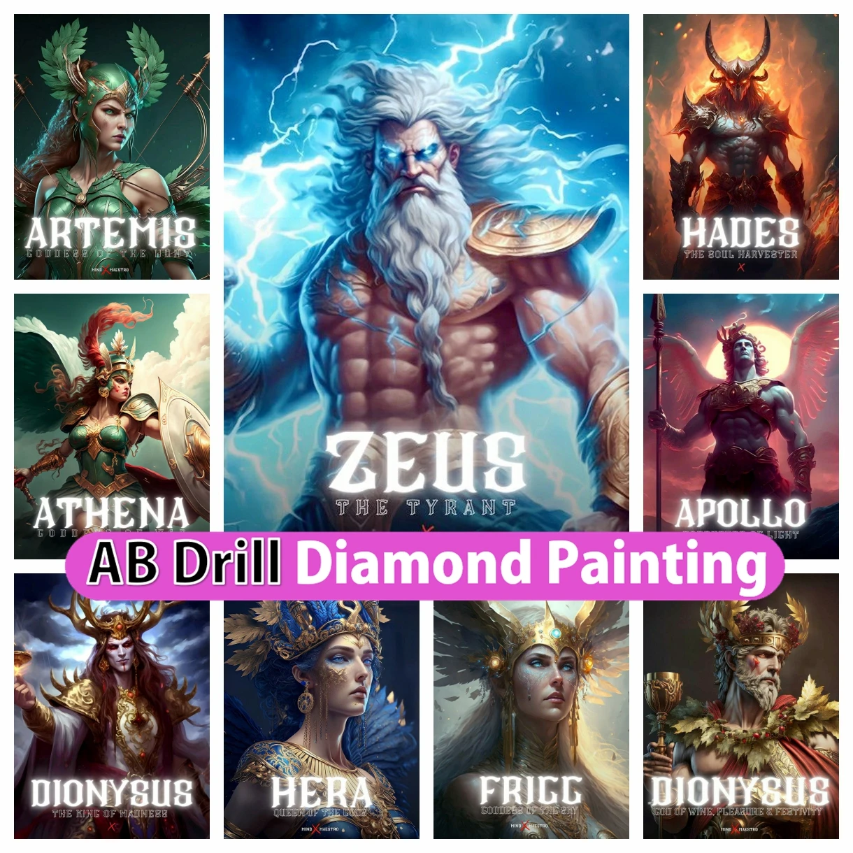 Greek-Mythology-Gods-5D-DIY-AB-Diamond-Painting-Mosaic-Fantasy-Art-Zeus ...