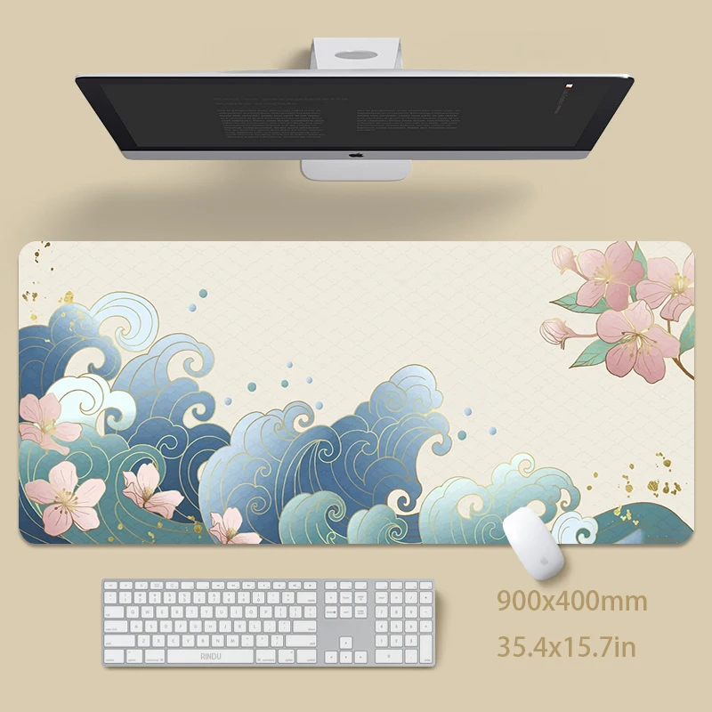 Art Large Mouse Mat Gaming Mousepad Big Gamer Mousepads 50x100cm Rubber ...