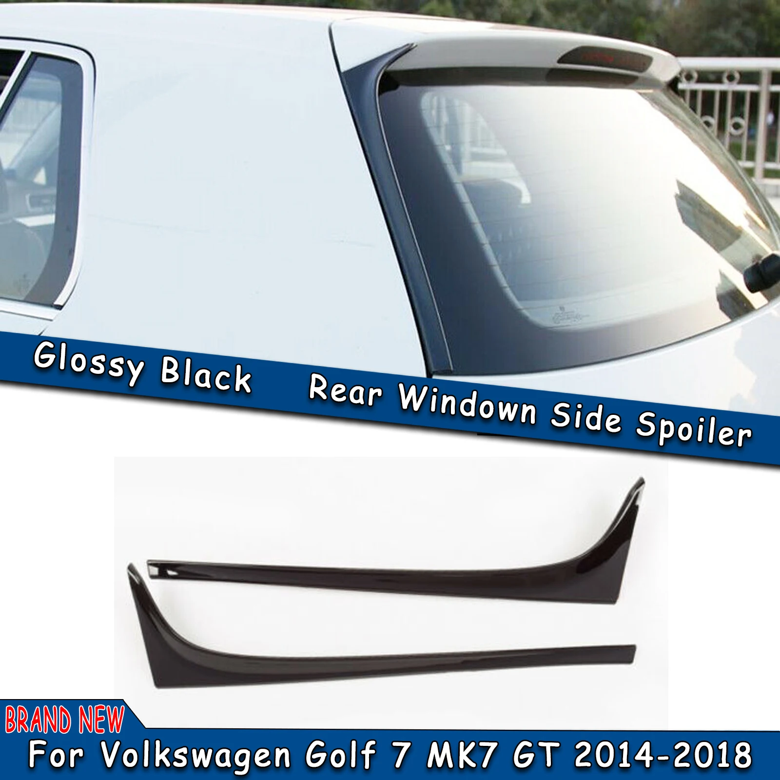 Rear-Side-Window-Trim-Trunk-Spoiler-Wing-Tail-Lid-Gate-Splitter-Lip-For ...