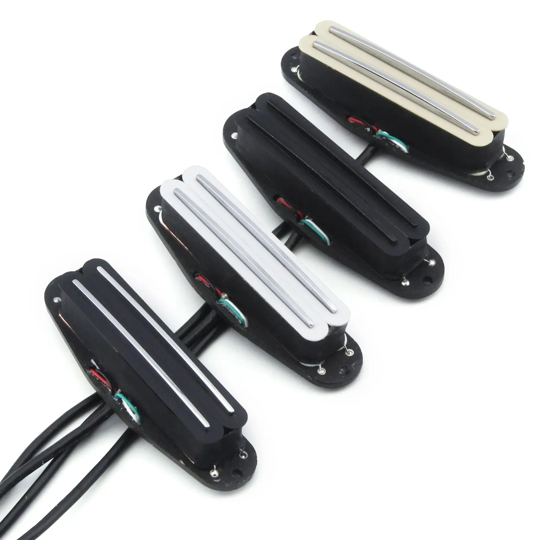 FLEOR 1PCS Alnico 5 Guitar Dual Rails Pickup Single Coil Sized ...