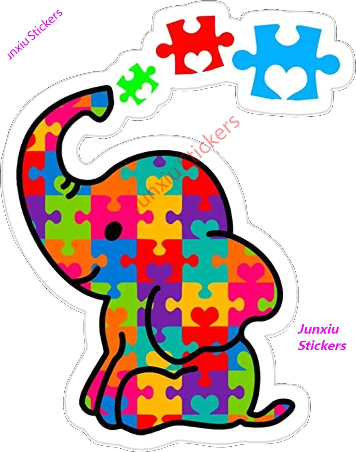 Autism-Awareness-Elephant-Vinyl-Decal-Sticker-Funny-Stickers-Styling ...
