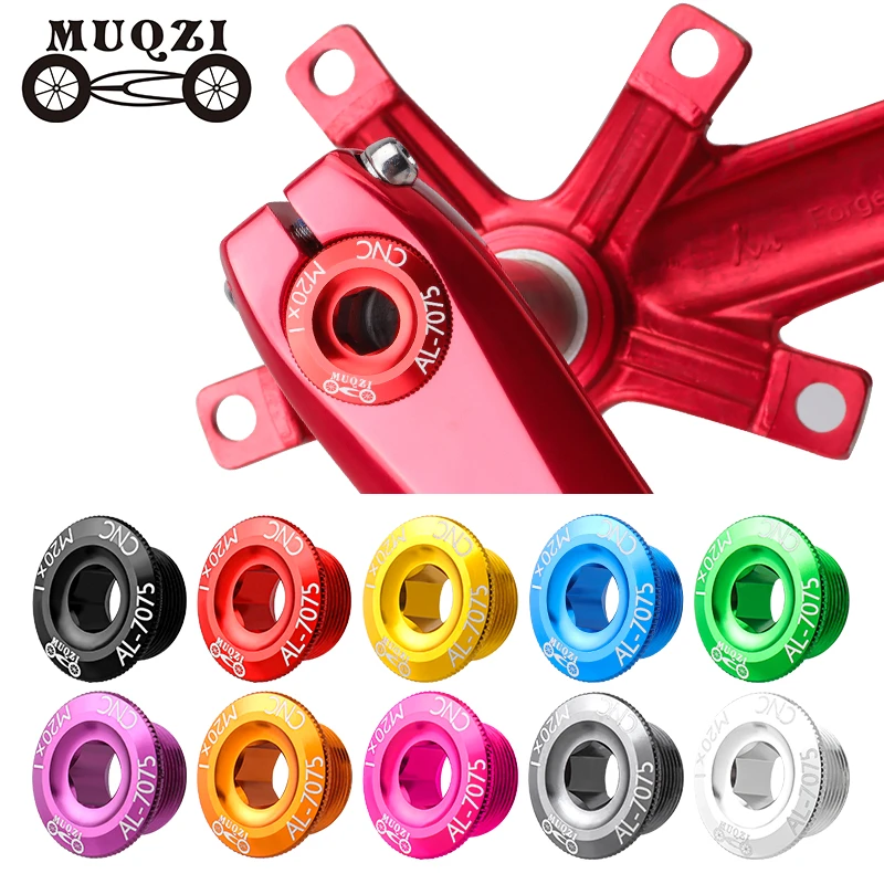Crank Cover Screw Cap M20 MTB Crankset Crank Cover Aluminum BMX Road ...
