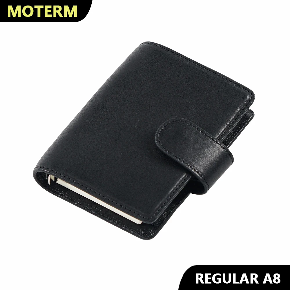 Moterm-Full-Grain-Veg-Tanned-Leather-Regular-A8-Rings-Planner-5-hole ...