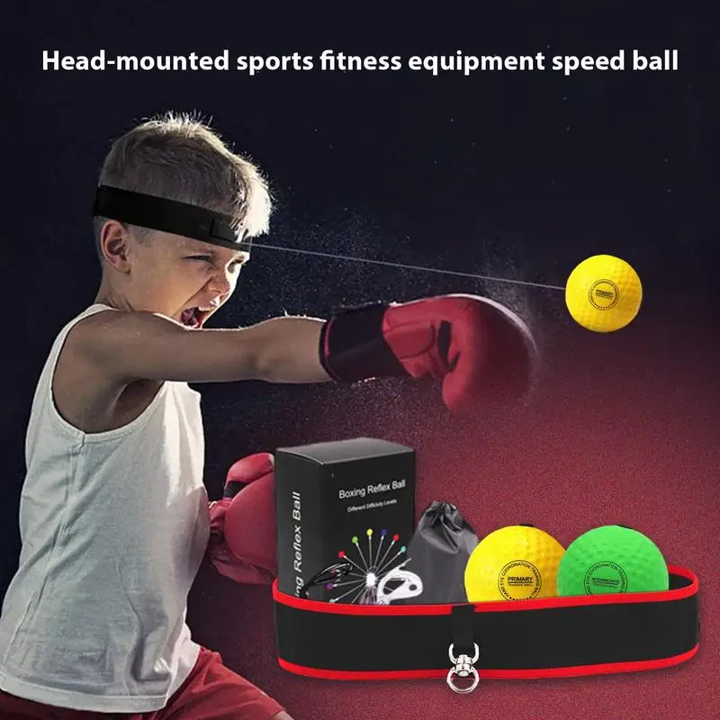 Boxing-Reflex-Ball-Headband-Set-Head-mount-PU-Punch-Ball-Hand-Eye-Reaction-Trainer-Headband ...