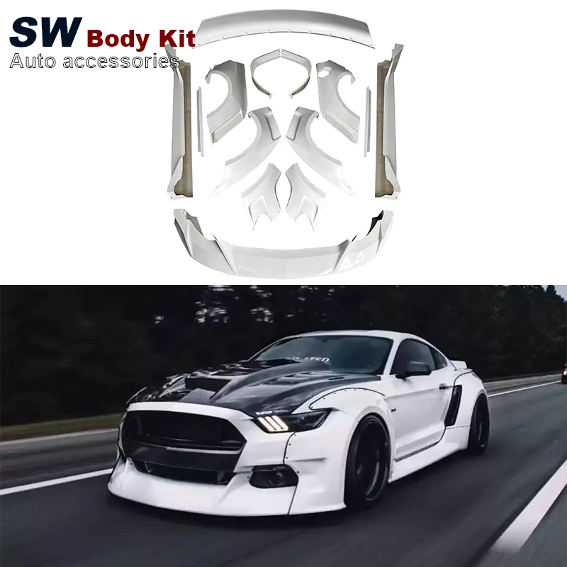 Mustang-Clinchad-Style-Wide-Body-Kit-For-Ford-Mustang-2015-2017-Upgrade ...