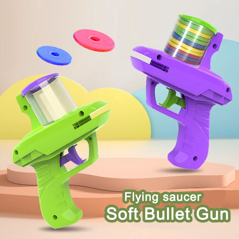 Carrot-Gun-Shooting-Saucer-Disc-Toy-Soft-Bullet-Foam-Disc-Launcher-Gun ...