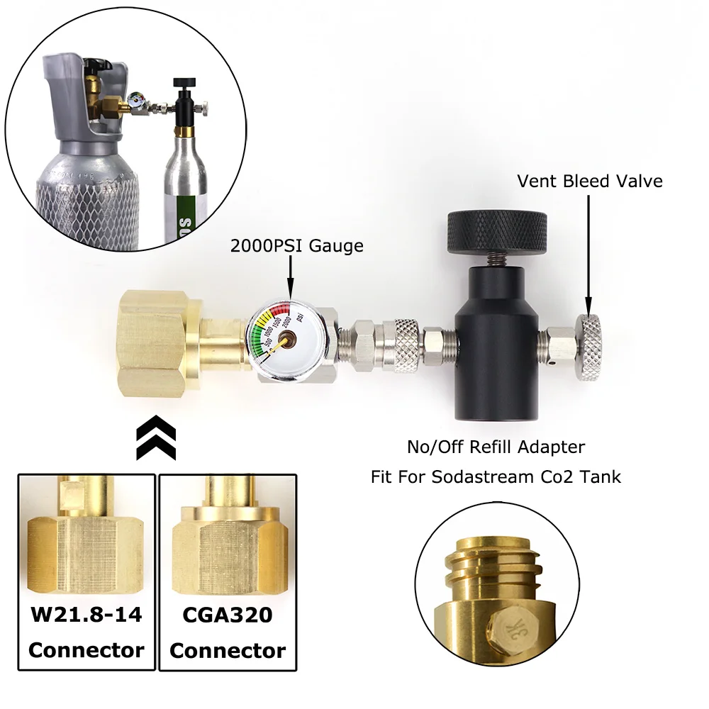 Soda Stream SodaStream Co2 Cylinder zbiornik zapasowy Adapter Adapter ...
