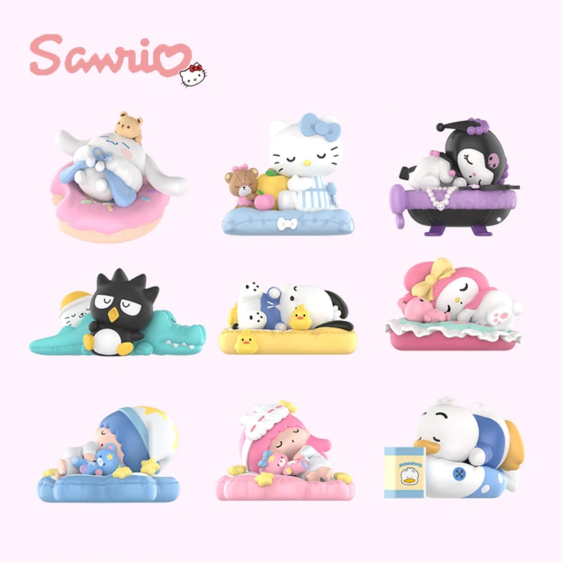 Genuine Sanrio Family Safe Sleep Series Blind Box Toys Hello Kitty ...