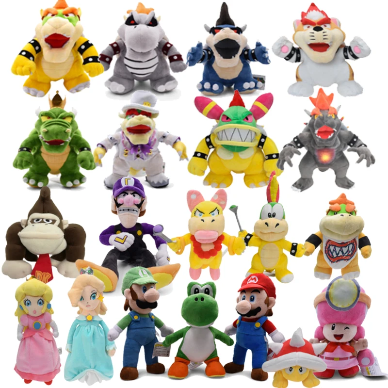 Big-Size-Game-Plush-Toys-Bowser-Peach-Princess-Yoshi-Marios-Bros-Donkey ...