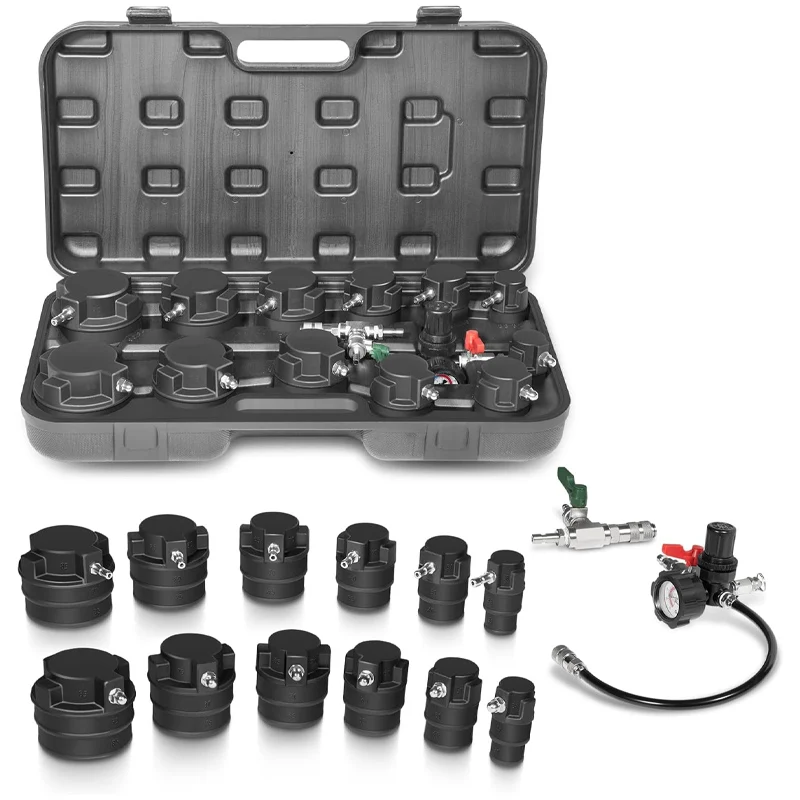 Turbo Air System Leakage Test Kit with Smoke Adapter, Six Pairs of ...