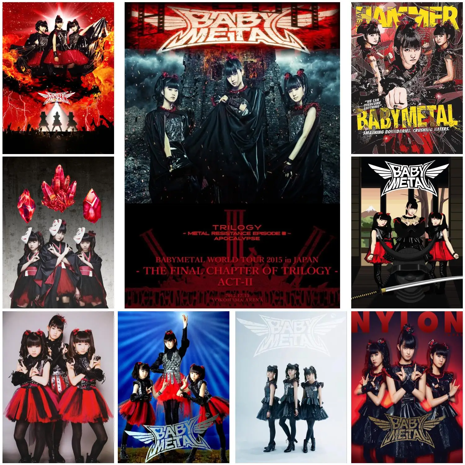 babymetal-Poster-Decorative-Painting-Canvas-Poster-Gift-Wall-Art-Living ...