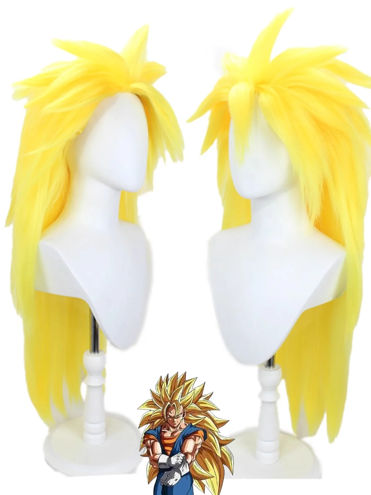 JP-Anime-DBZ-Super-Saiyan-Gotenks-Cosplay-Costume-Hair-Headwear-Long ...