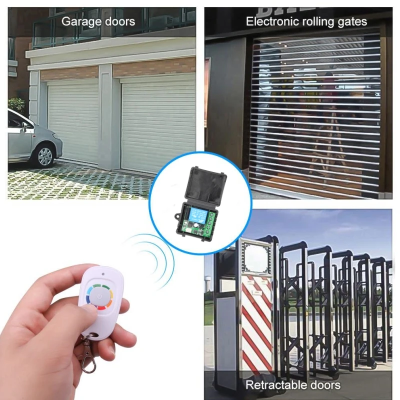 433Mhz Wireless Remote Control Switch DC 12V 1CH Relay Receiver Module ...