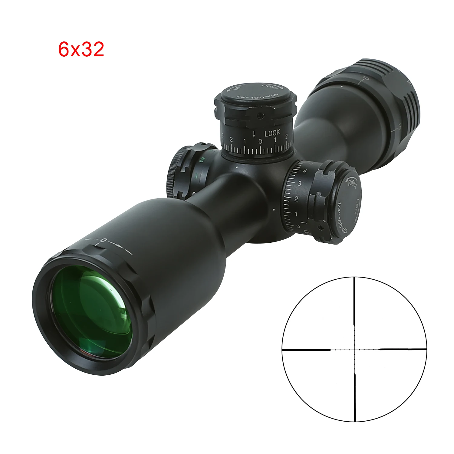 6X32-Riflscope-Metal-Crosshair-Reticle-Optical-Sight-Tactical-Rifle ...