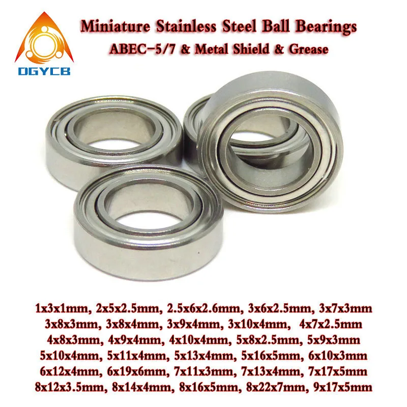 1pcs-SMR148ZZ-Bearing-8x14x4-mm-ABEC-5-440C-Roller-Stainless-Steel-8-14 ...