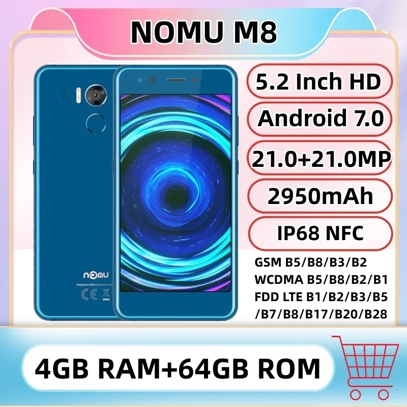 IP68 IP69K Waterproof Rugged Mobile Phone MTK6750T Octa Core 5.2'' 21MP ...