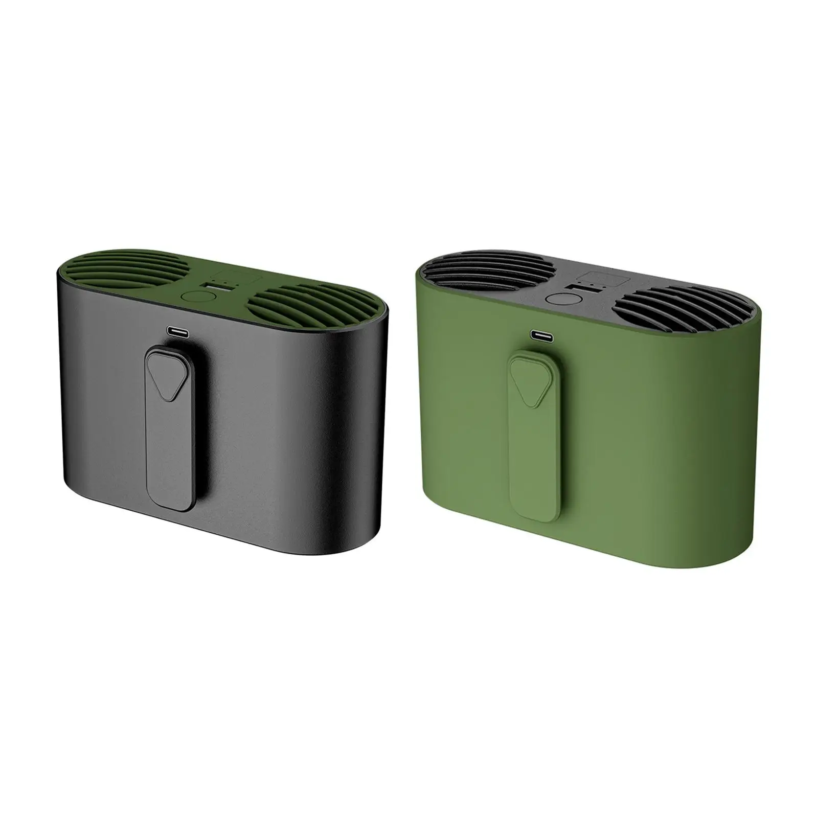 Personal-Fan-Waist-Fan-Double-Air-Vents-5x3-4inch-Hands-Free-USB ...