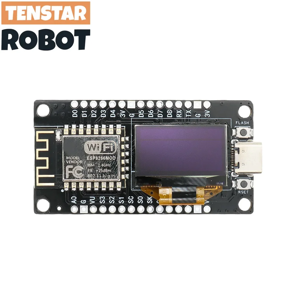 Nodemcu Esp8266 With Oled Display Wemos Esp12f Cp2102 Development Dev