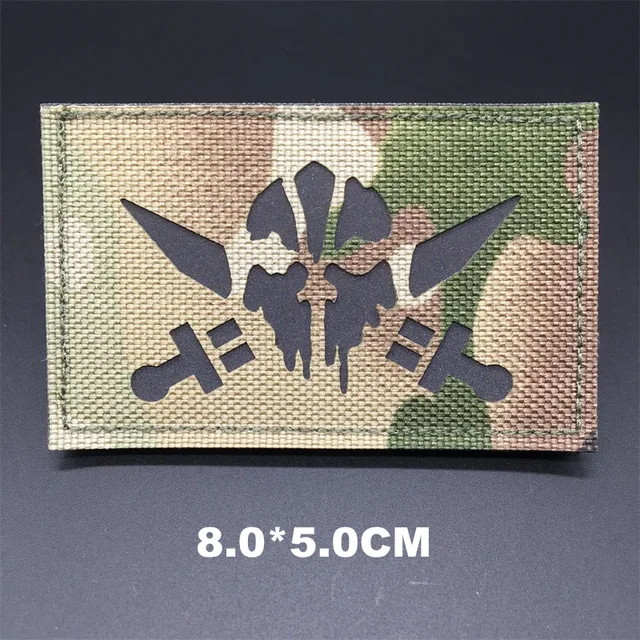 Military Reflective Cross Patches APBVIHL Infaed I Eflective Lase Cut ...