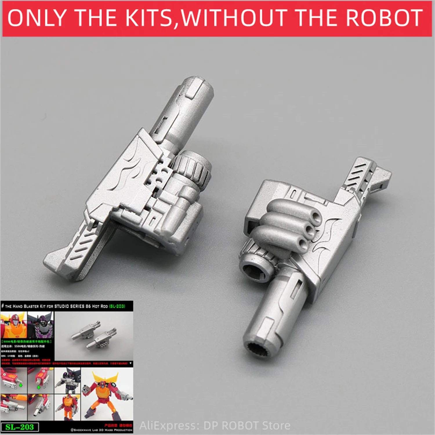 Shockwave Lab SL-203 Hand Blaster Upgrade Kit For STUDIO SERIES SS86 ...