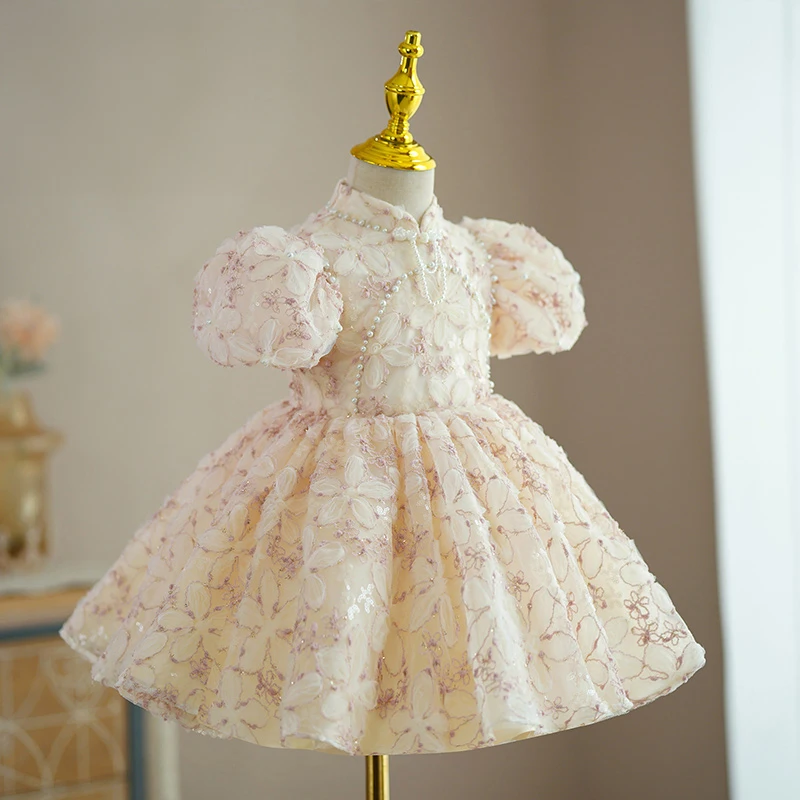 Toddler-Girls-Elegant-Dress-Children-Eid-Holidays-Luxury-Birthday-Party ...