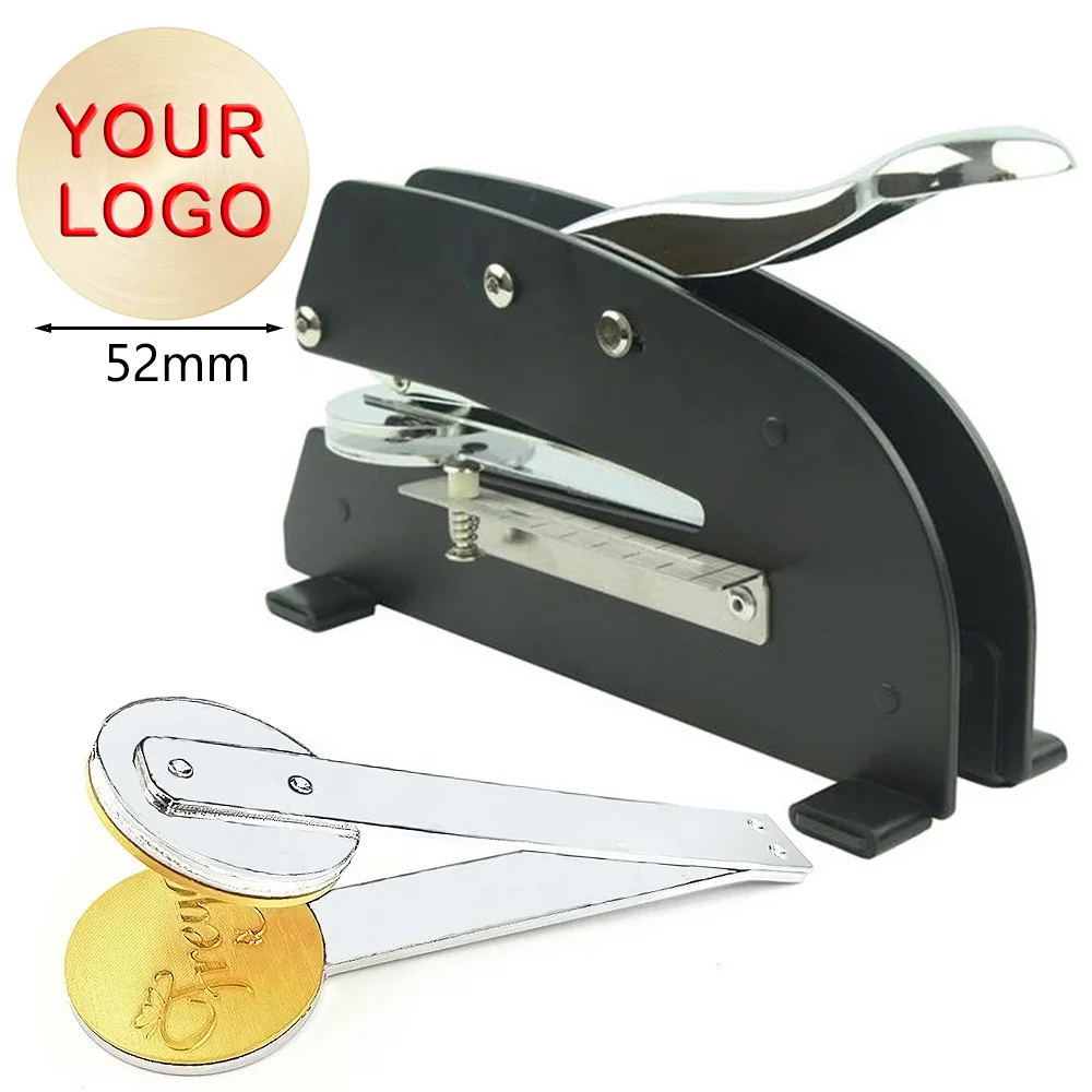 Embossed Stamp Customized Large Desktop Hand Embossing Seal Stamp ...