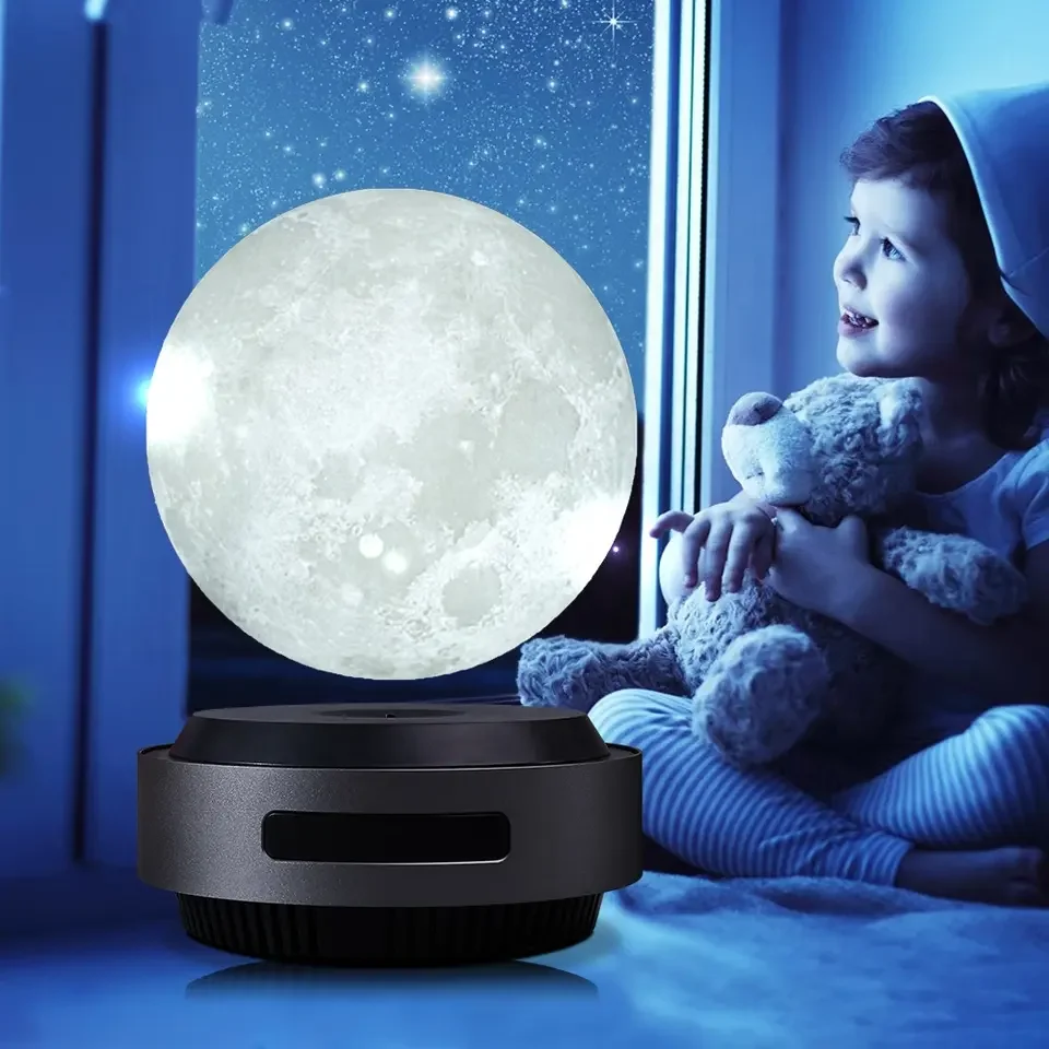 Levitating-Moon-Lamp-Auto-Lifting-Planet-Lamp-Magnetic-Floating-Luna ...